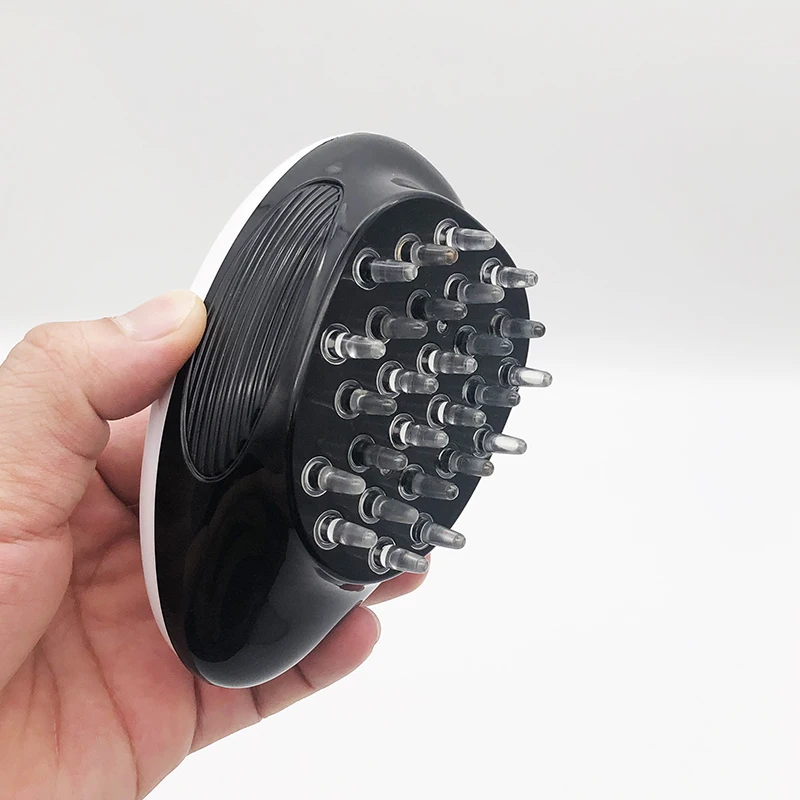 Scalp Massager Shampoo Brush Electric Massage Handheld Battery Operated ...