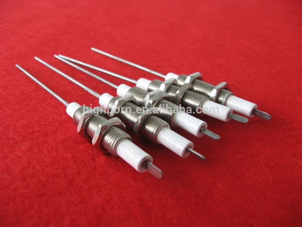 12v Spark Ignition Electrodes Alumina Ceramic Igniter Flame Sensor ...