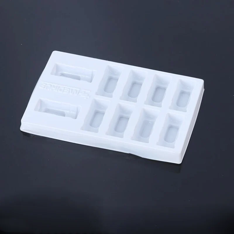 Customized Plastic Vaccine Tray Blister Medical Products Tray For Vial ...