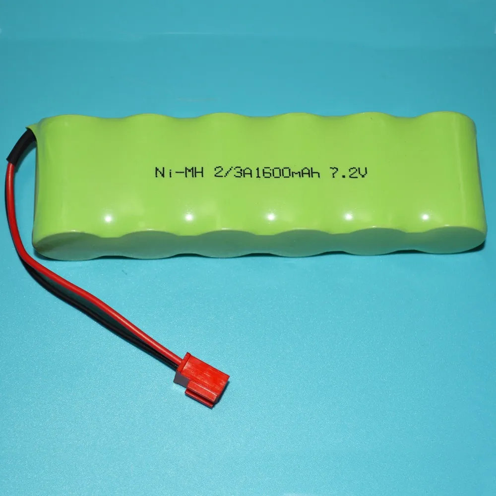Nimh 1600mah 2/3A 7.2v Battery Pack for Robot - Reliable Power