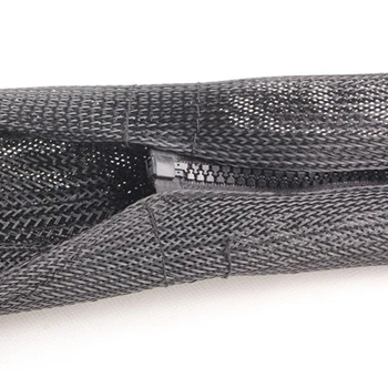 Cable Protection Zipper Braided Cable Sleeve For Electrical Wire - Buy ...