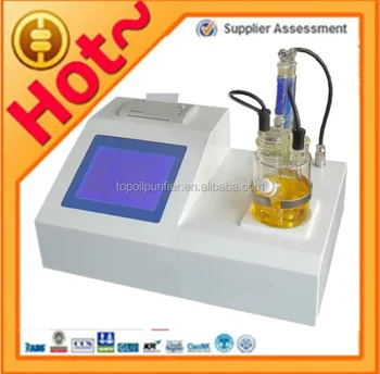 Astm D1533 Automatic Karl Fischer Titration Moisture Analyzer - Buy ...