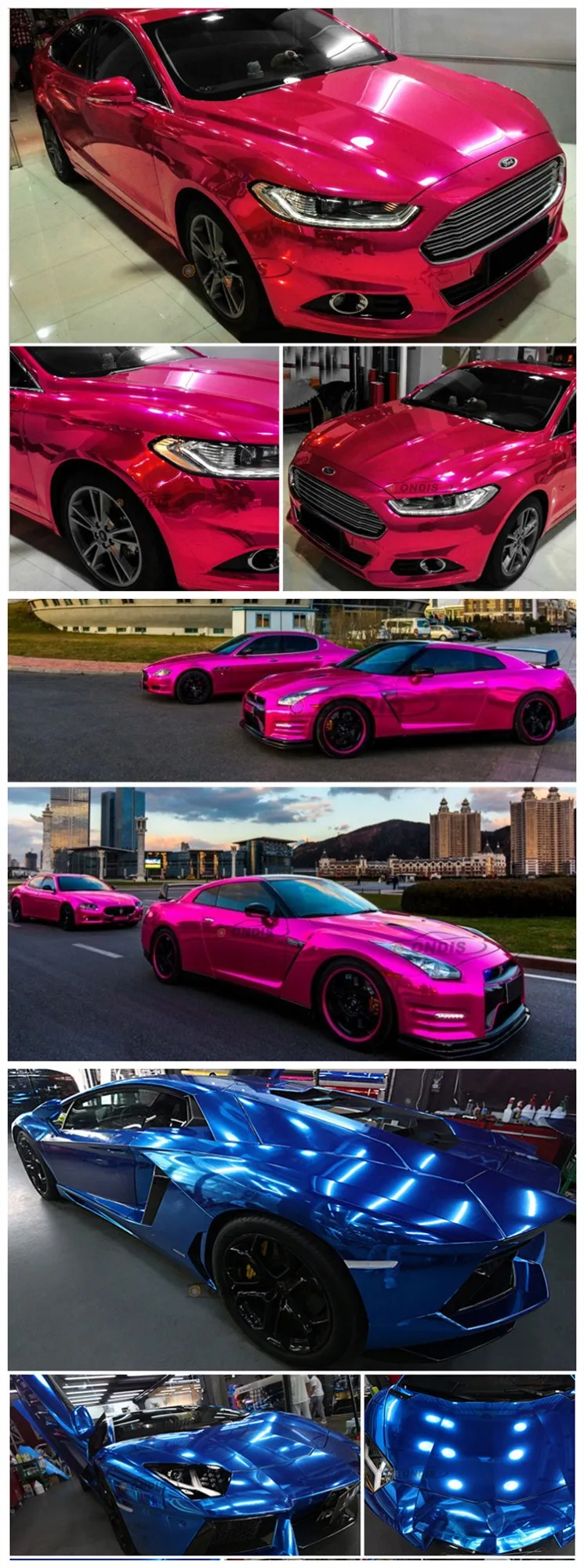 Silver Chrome Vinyl Wraps - Luxurious Vehicle Enhancements