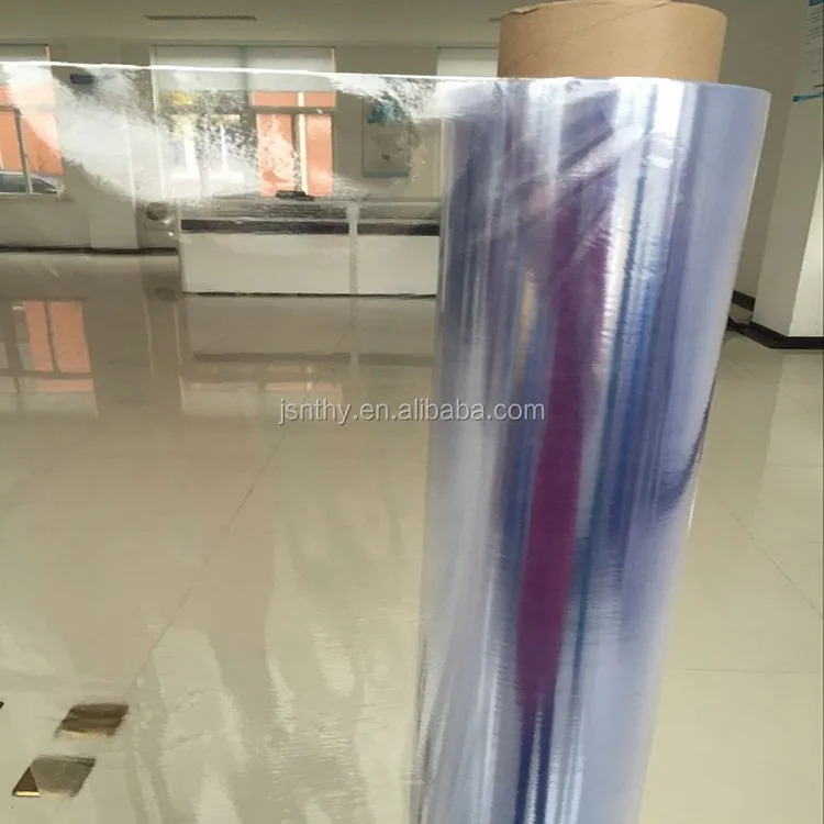 Sexy Blue Transparent PVC Film for Plastic Bags & Packaging
