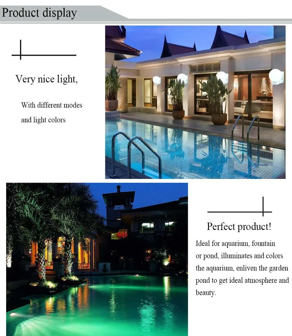 2018 New UV IP68 Underwater RGB DIY Aquarium Lighting LED 300w Par56 ...