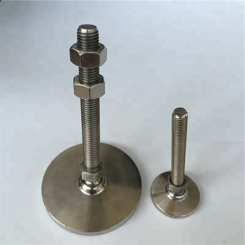 Heavy Duty Machine Leveling Feet Foot 3" Pad 3/4" Thread Jack Feet 5 ...