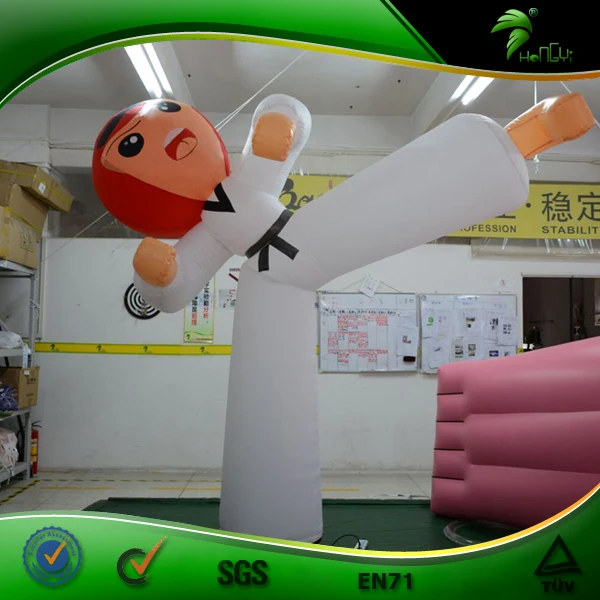 Inflatable Taekwondo Player - Eco-Friendly Cartoon Balloon