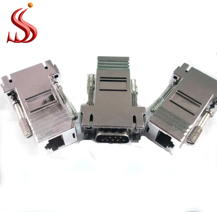 Adaptador Modular Db9 Macho A Rj45 Hembra 8c Serial Rs-232 Rj45 Macho A ...