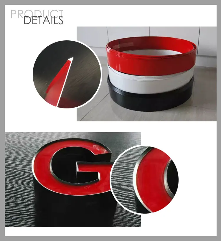 High Quality Aluminum Sign Trim Cap Profile For Channel Letters Making ...