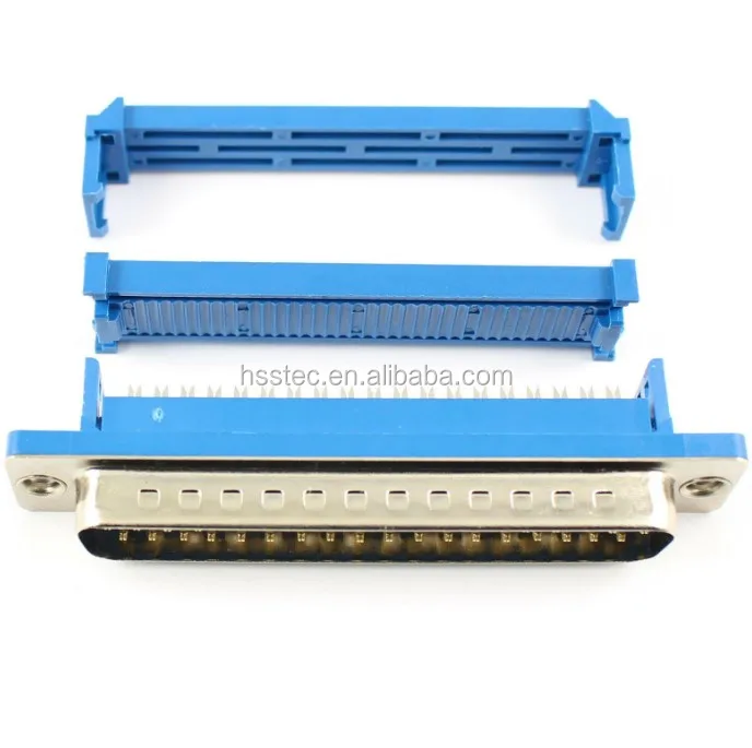 D-sub 37 Pin Male Idc Type Adapter Connector For Flat Cable Db37m Db37 ...