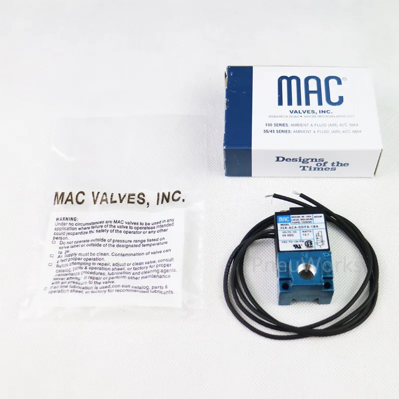 Mac Type 35 Series Direct Solenoid And Solenoid Pilot Operated Valve - Buy Mac Solenoid Valve ...