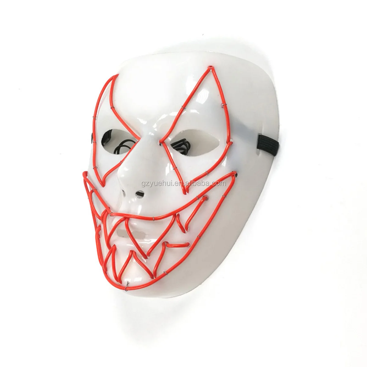 Glowing Halloween Masks - Terrifyingly Fun EL Wire Designs