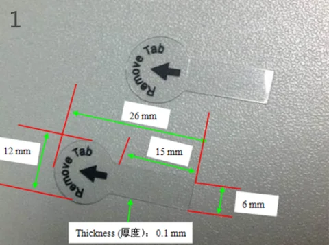 Plastic Battery Isolation for Button Coin Cell Battery CR2032