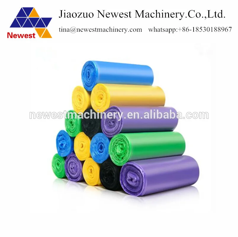 Best Selling Plastic Roll Garbage Bag Making Machine,Rolling Bag Making ...