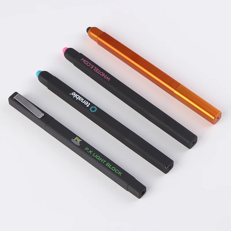 Promotional Plastic Rubber Coating Square Stylus Ball Pen - Buy Square ...