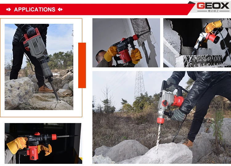 High Quality Powerful 1000w Electric Hammer Demolition Breaker Hammer ...