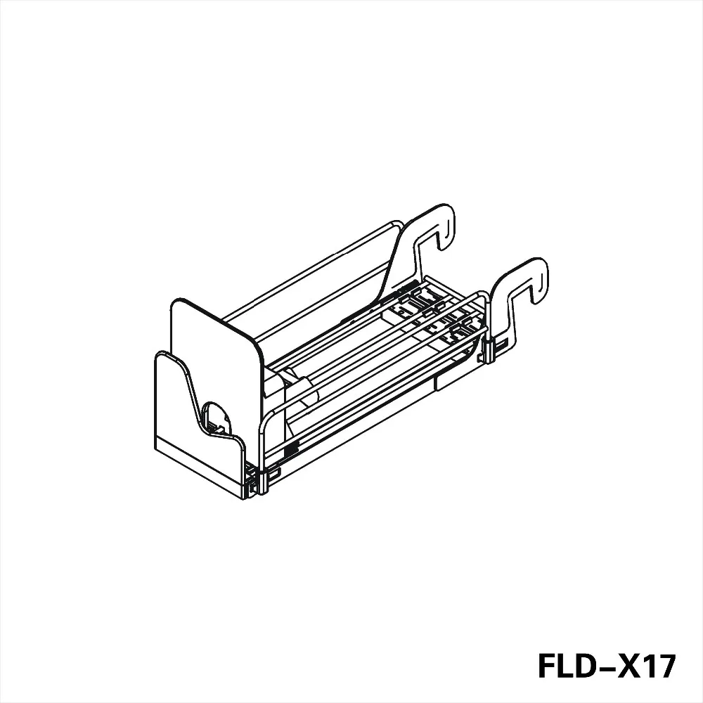 Spring Loaded Pusher System Shelf Product Pushers - FLD-X11