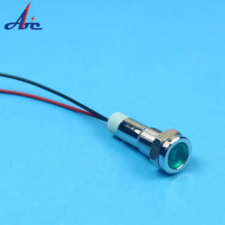 6mm LED Metal Indicator Light 6mm Waterproof Signal Lamp 6V 12V 24V ...
