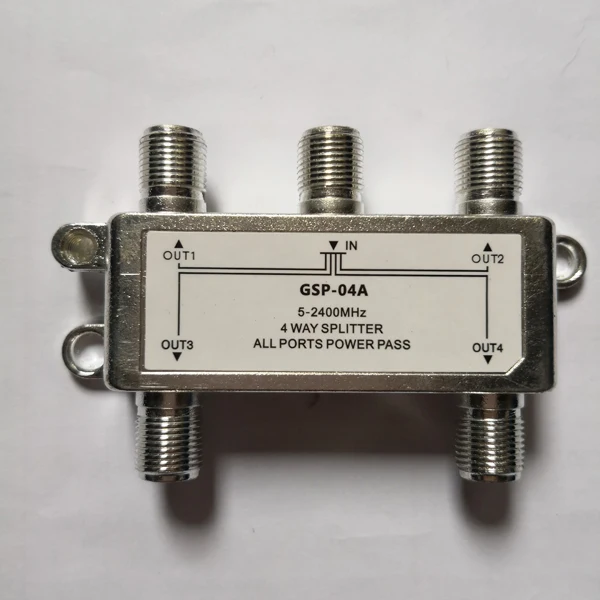 5-2400 Mhz Coaxial Splitter - 8 Way HDTV Satellite Splitter