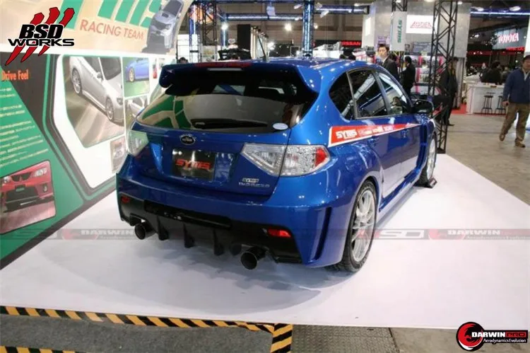 SYMS Style Fiber Glass Body Kit for STI WRX 10 Impreza 4