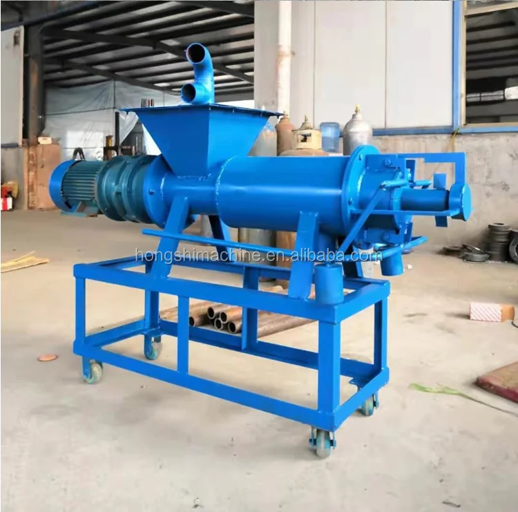 Spiral Extrusion Separator Solid Liquid Separator Of Chicken Manure - Buy Pig Manure Dewatering ...
