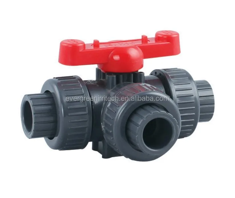 6 Inch Pvc 3 Way Ball Valve - Buy Three Way Valve,Plastic Ball Valve,4 ...
