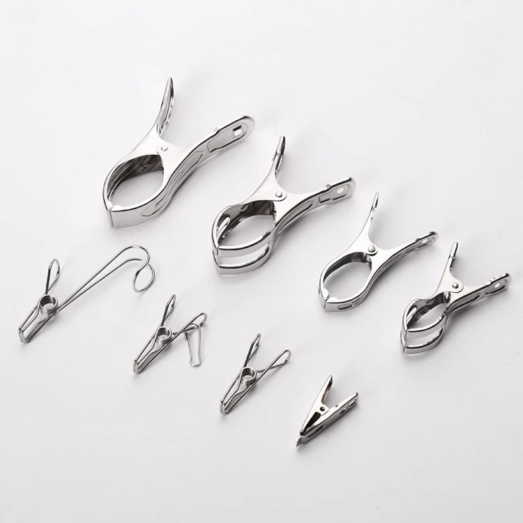 Popular Metal Stainless Steel Clothes Pegs Spring Clip Clothes Pin ...