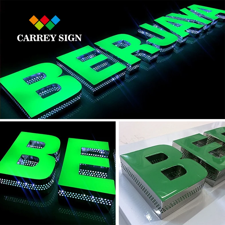 Epoxy Resin Signage Illuminated Alphabet Letters 3d Led Channel Letter ...