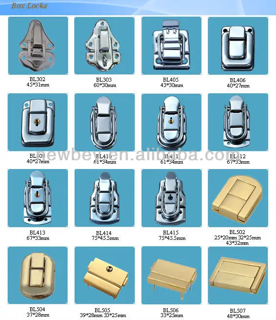 Decorative Gold Wood Box Clasps Bl201 In 29*27mm As Box Hardware - Buy ...