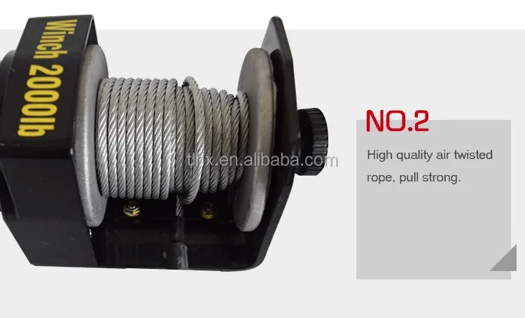 Small Portable 12V Electric Winch for ATVs - 1500lbs Capacity, Ideal ...