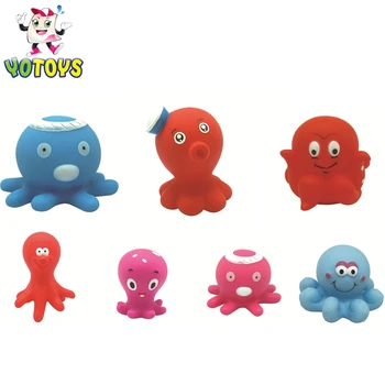 Eco-friendly Kids Octopus Shaped Squirting Pvc Bath Toy With Oem Logo ...