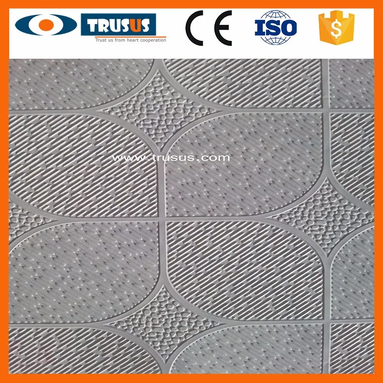Drywall Absorption Glass Fiber Reinforced Gypsum Board Ceiling Tiles