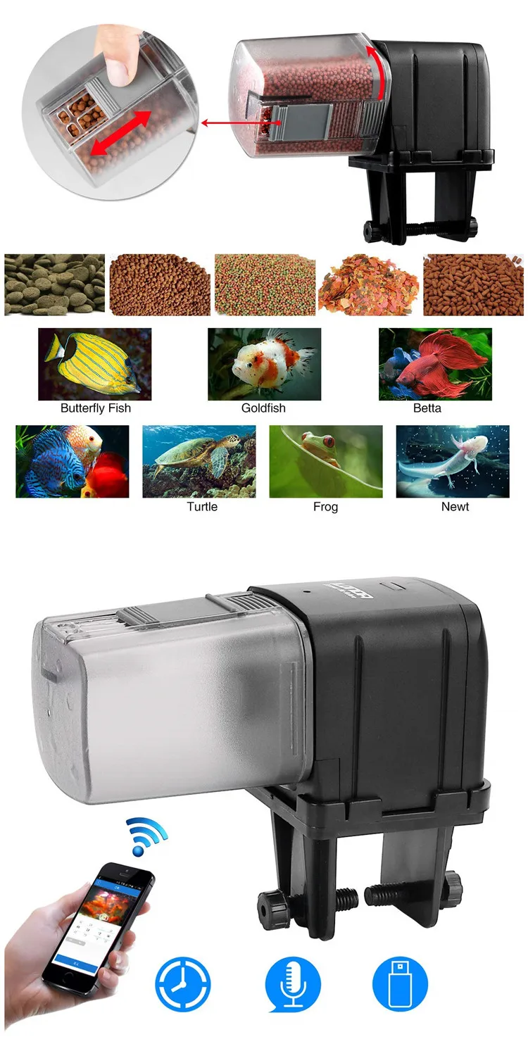 Automatic Fish Feeder - Adjustable & Sustainable Feeding
