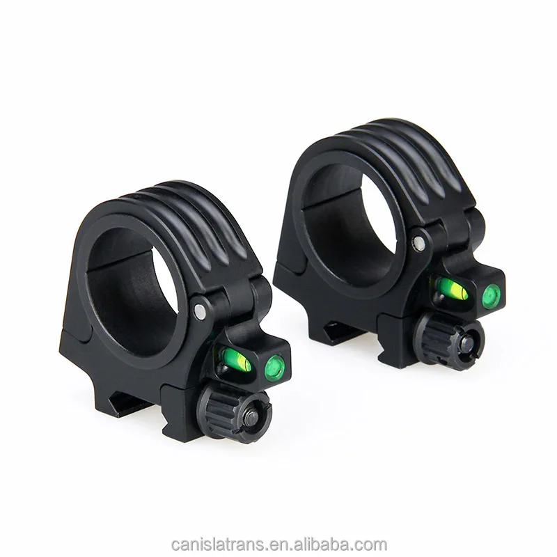 Adjustable Tactical Rifle Scope Mount 21.2mm Rings With Rifle Scope ...