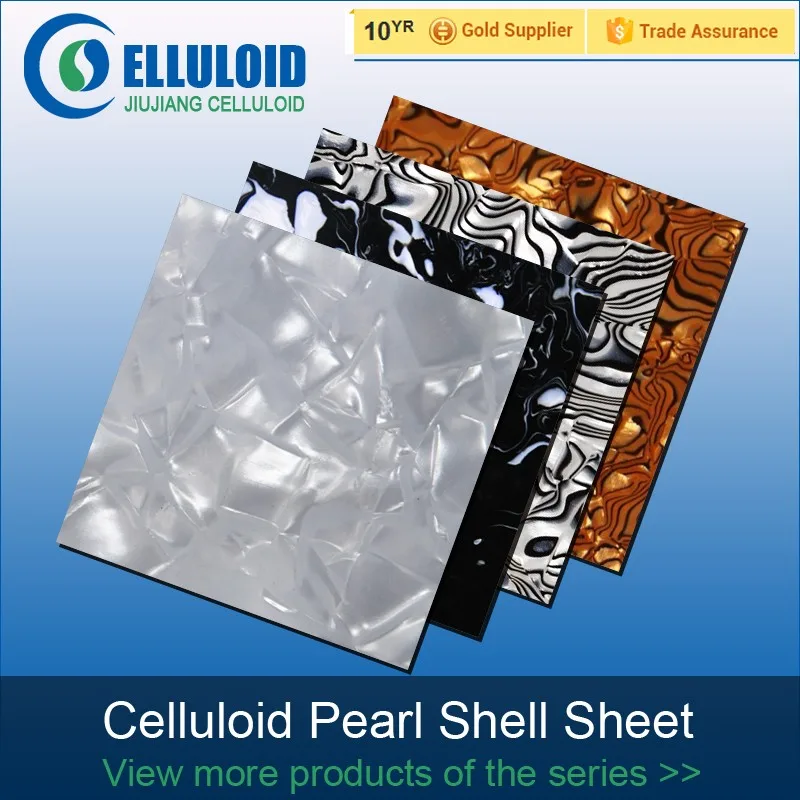 Cellulose Nitrate Material - Celluloid Veneer Sheet for Guitar Inlays