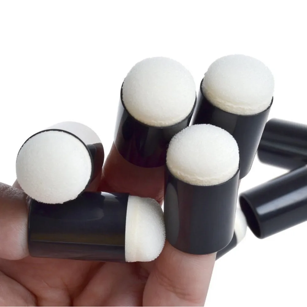 Mini Finger Sponge Dauber Finger Painting Sponge Set For Painting Ink ...