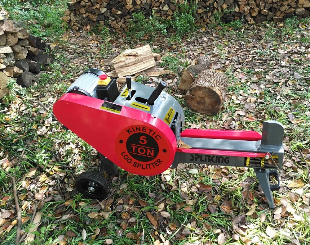 5 Ton Electric Kinetic Log Splitter Oem Available With 100v-230v 2000w ...