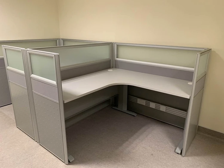 Aluminum Partition Modern Office Partition Cubicle Workstation For Call ...