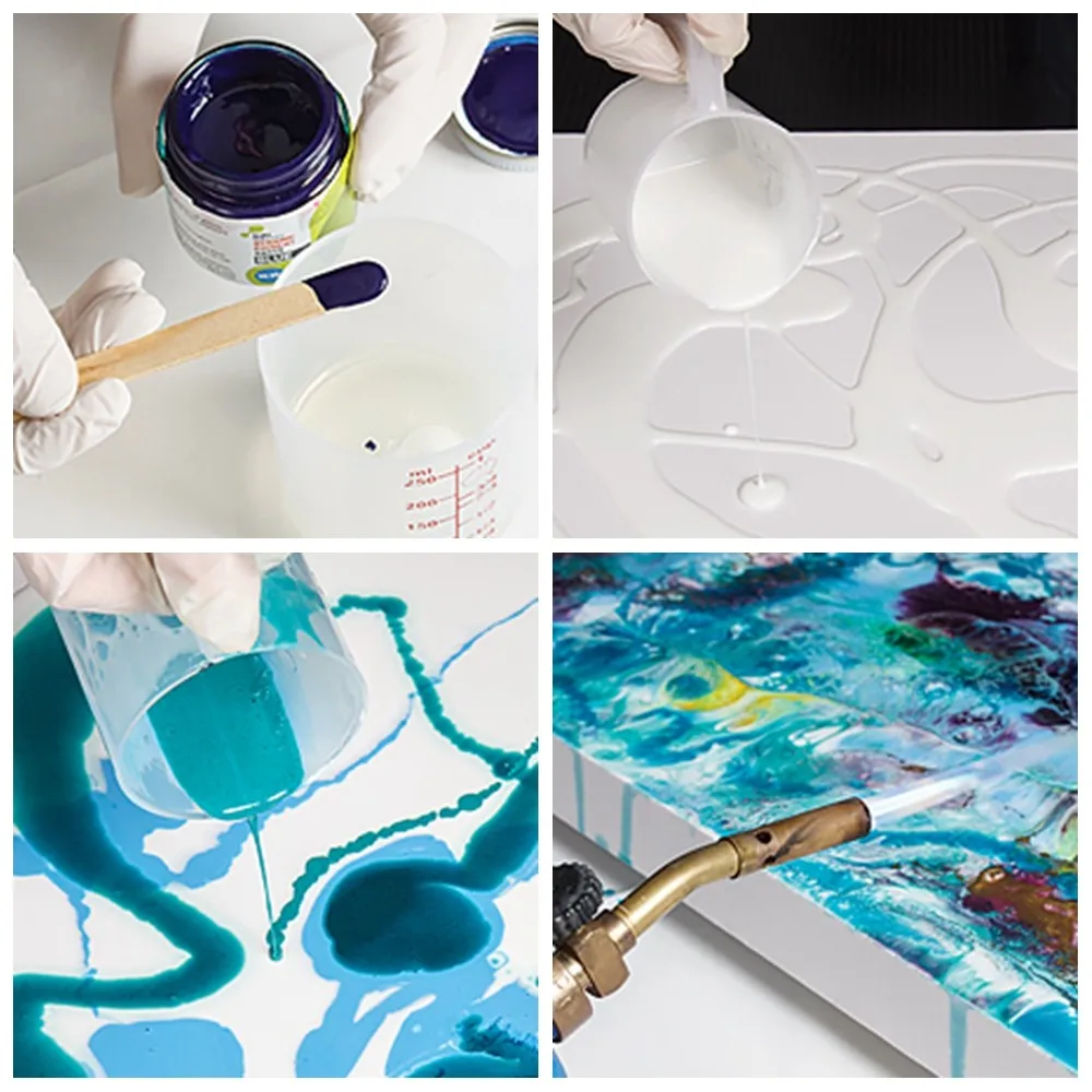 Crystal Clear Liquid Epoxy Art Resin - Durable & Versatile