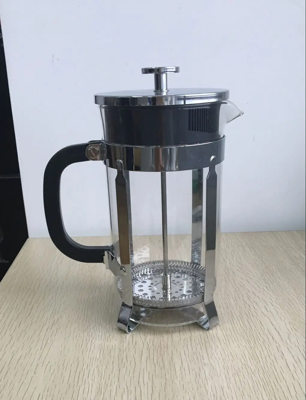 French Coffee Press With Two Matching Cups,Glass And Stainless Steel ...