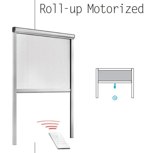 Super Big Size Anti Mosquito Remote Control Insect Screen