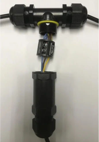 Ip68 Cable Connector Ip68 3 Way Waterproof Connector T Shape Cable ...