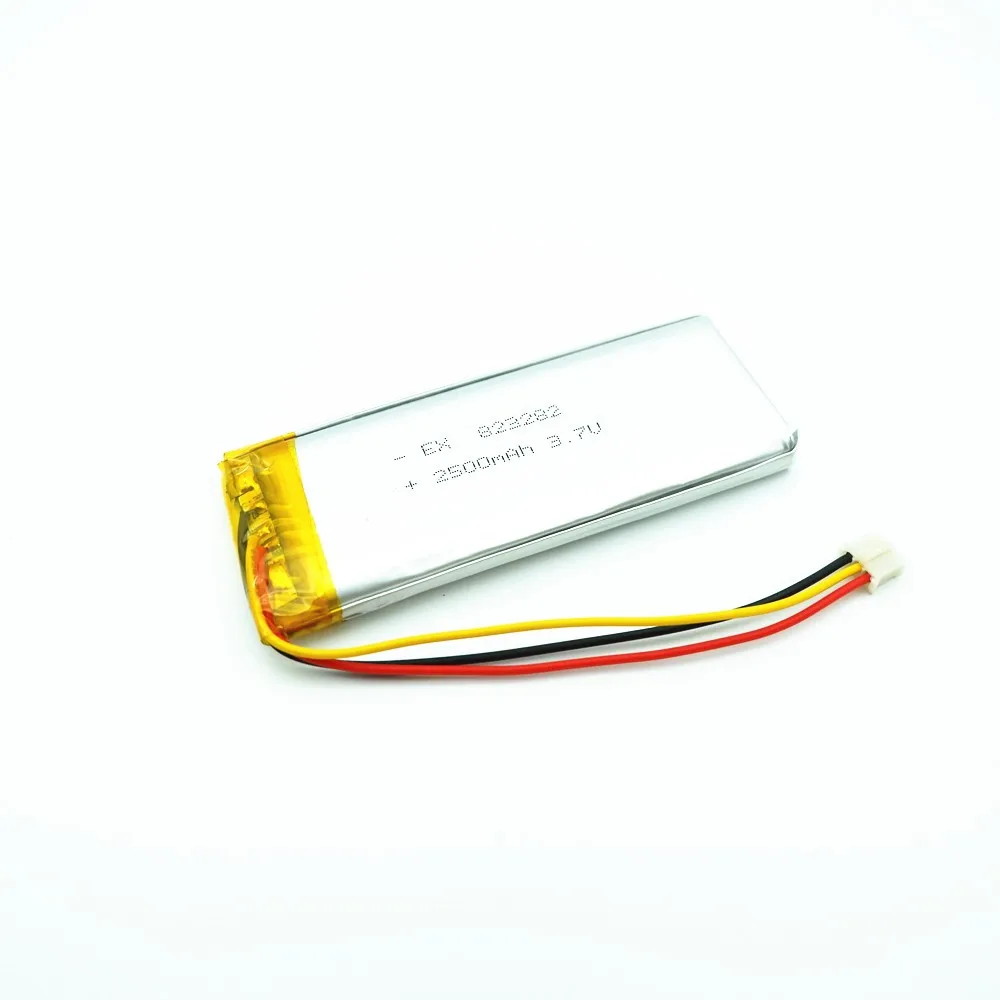 EXLIPORC High Quality Lithium Ion Polymer Battery 823282 2500mAh 3.7V ...