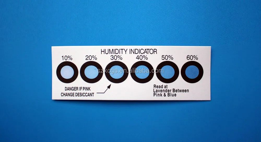 Humidity Indicator Cards Moisture Indicator - Buy Humidity Indicator ...