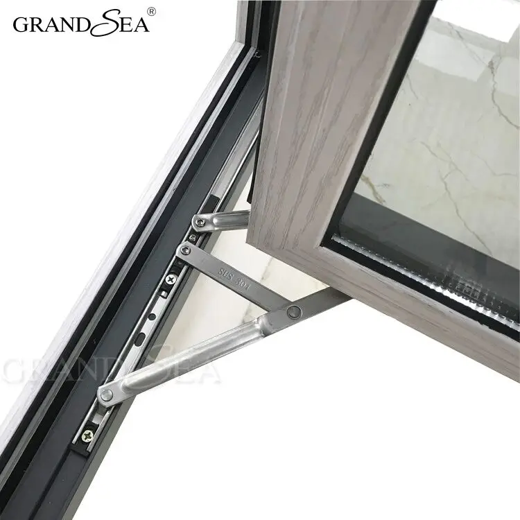 Modern Aluminum Frame Swing Window with Fixed Glass | OEM | Wholesale