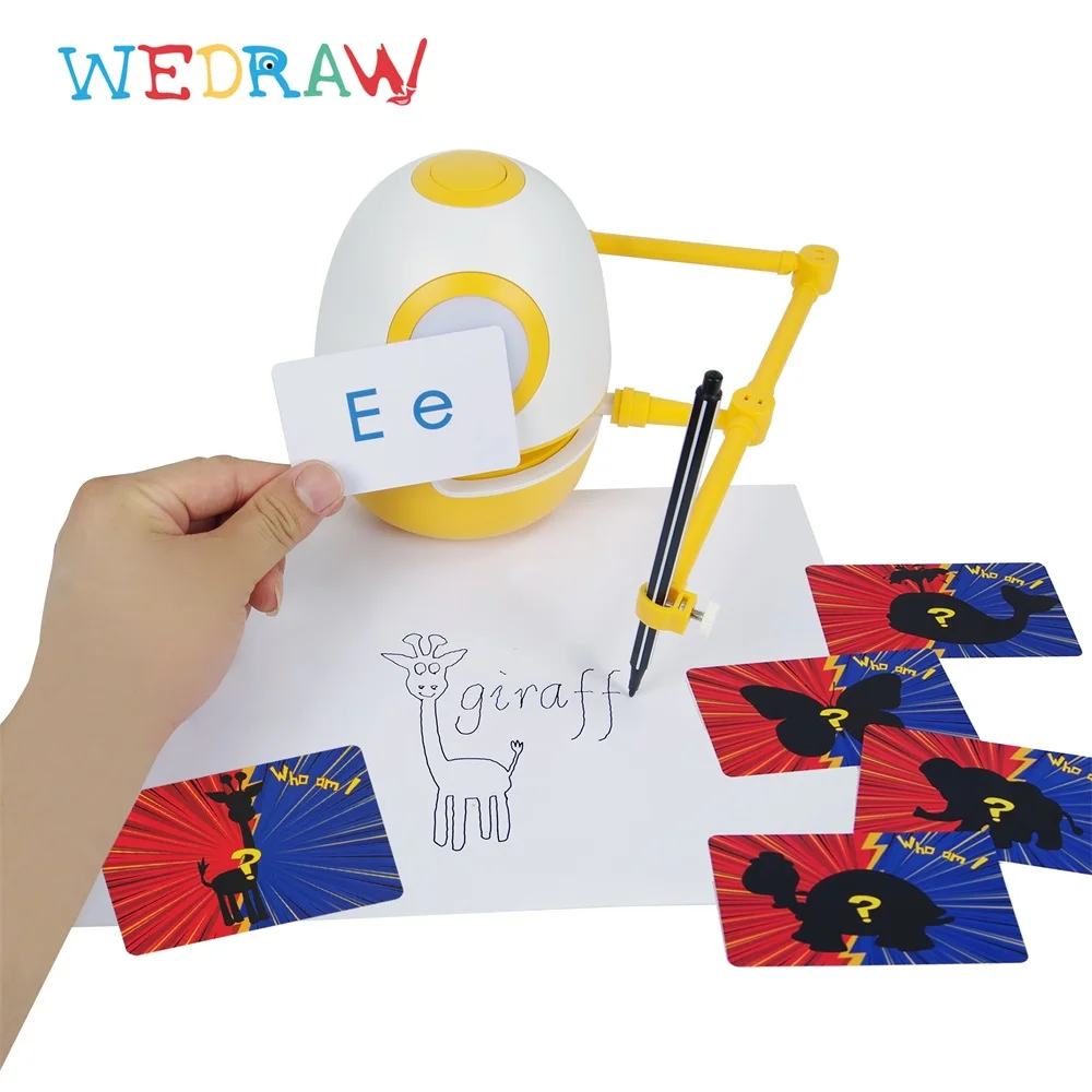 New Product Wedraw Eggy Drawing Educational Robot For Kids Art And ...