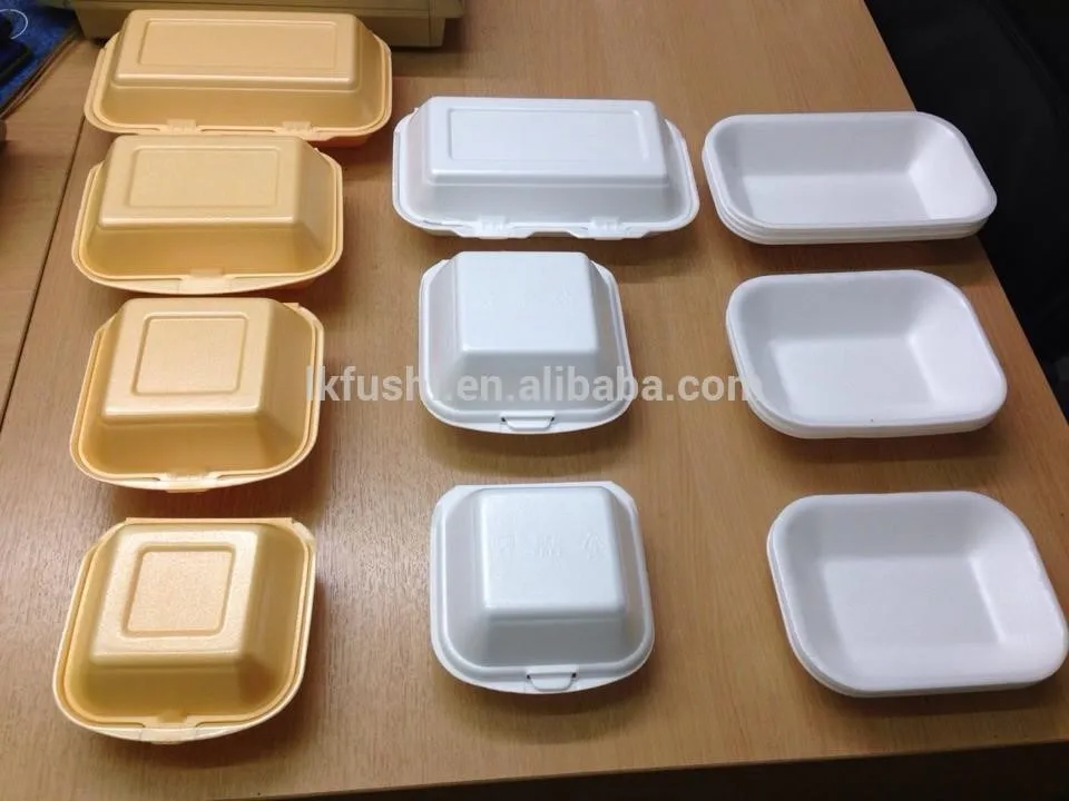 Ensemble De Petites Boîtes Alimentaires Jetables En Polystyrène,Plateau ...