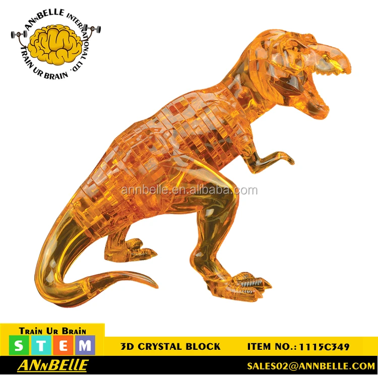 3D Crystal Puzzle Animal Block Puzzle Animal Souvenir tiger Elephant ...