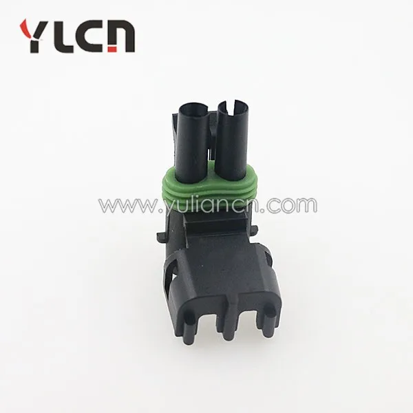 2 Pin Waterproof Electrical Wire Connector Plug Delphi 12015792 - Buy ...
