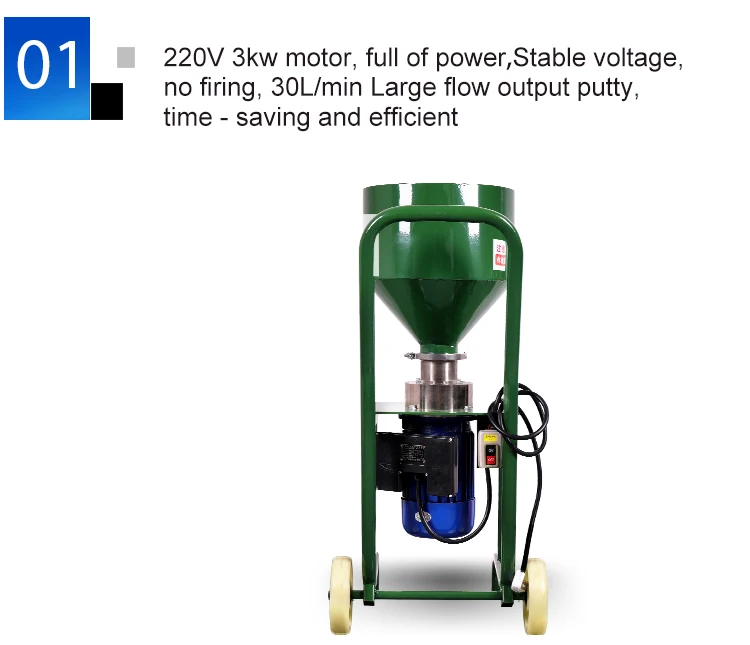 3kw Electric Putty Grinder With 3000r/min - Buy Putty Grinding Machine ...